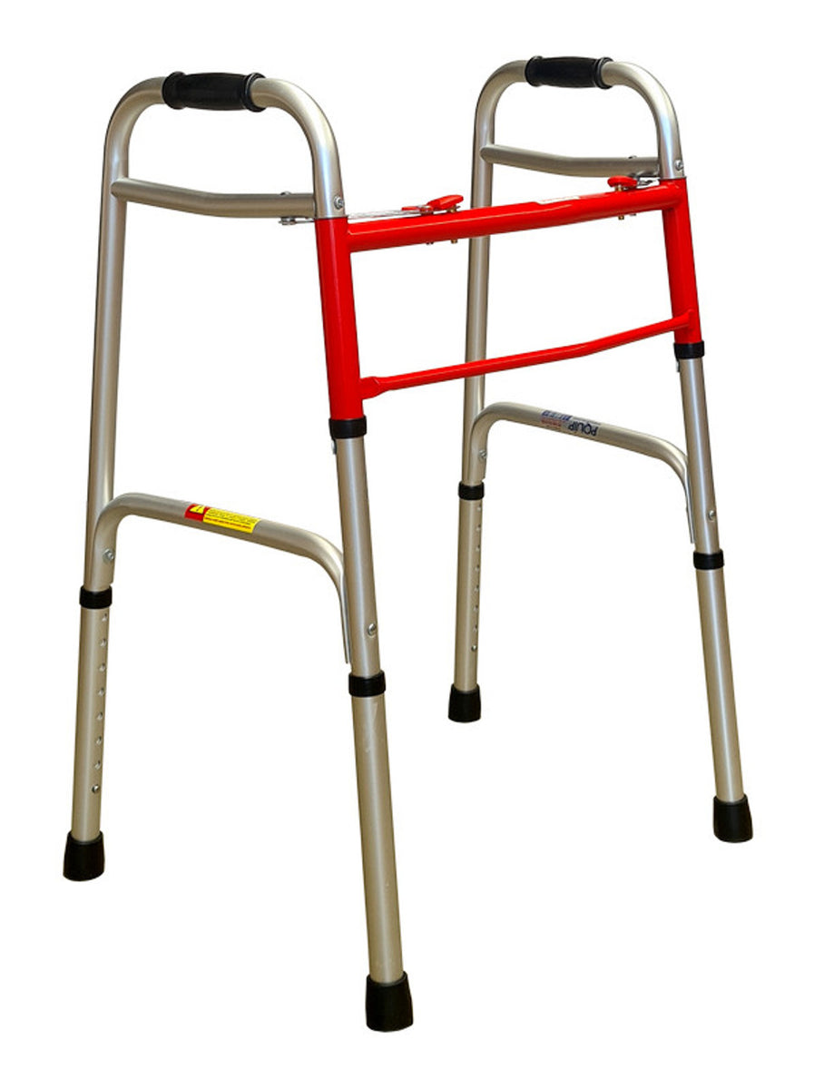 Folding 2 Button Walking Frame – Get About Mobility