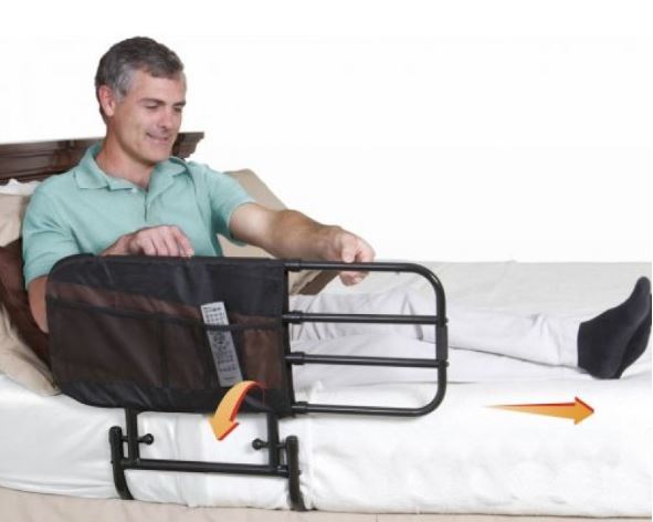 EZ Adjust Bed Rail - Versatile Bedside Support – Get About Mobility