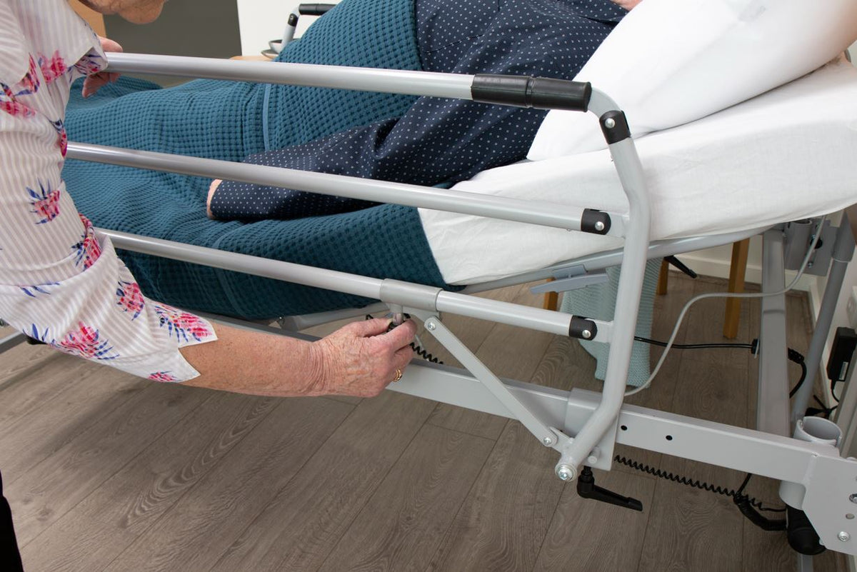 PremiumLift Full-Length Foldable Side Rail - Bed Assist – Get About ...